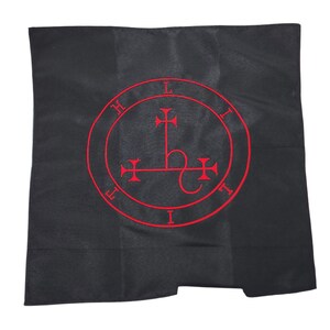 Lilith Conjure Cloth - Altar Cloth - Rituals - Invoking Voodoo Veve - Etsy