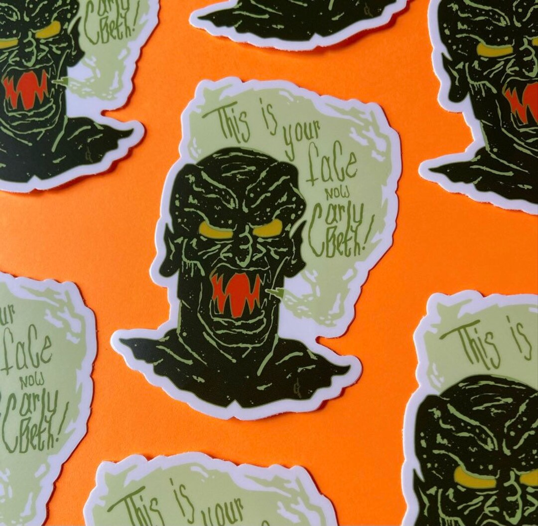 The Haunted Mask! - Vinyl Sticker - Goosebumps - 90s Nostalgia ...