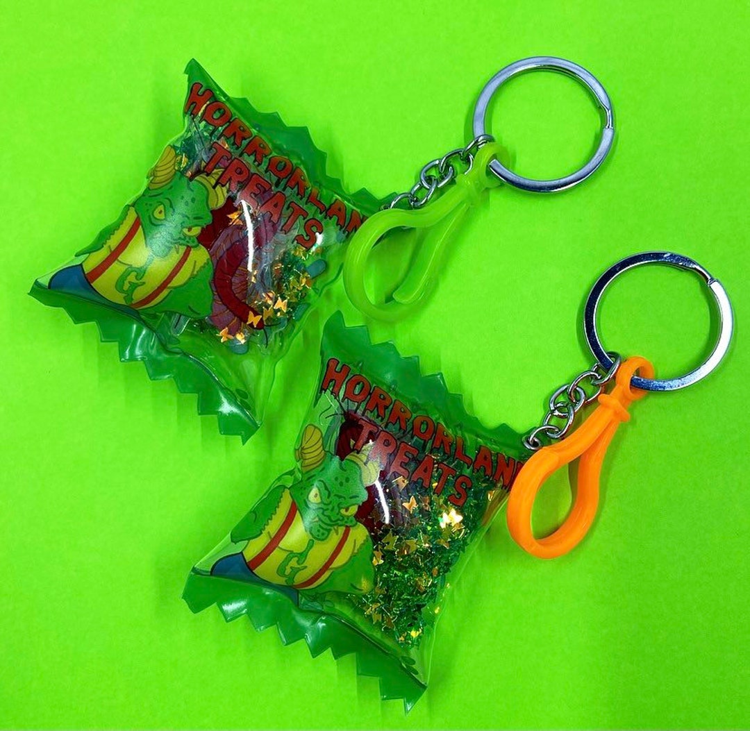 Horrorland Treats! Candy Shaker Keychain - Candy Bag Charm - Kawaii ...