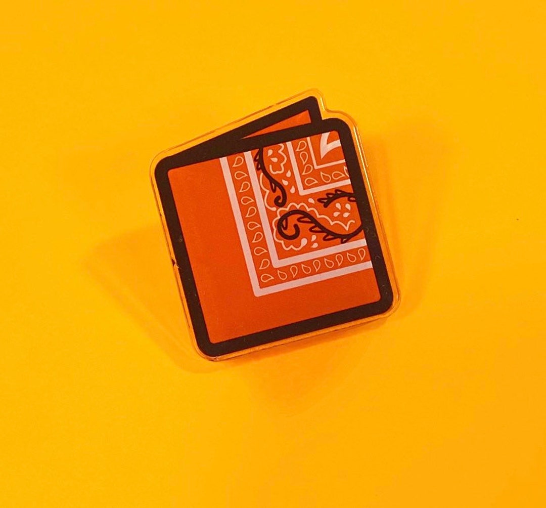 Flagging Orange! Acrylic Pin - Pride Month Charm - Fisting - Anything ...