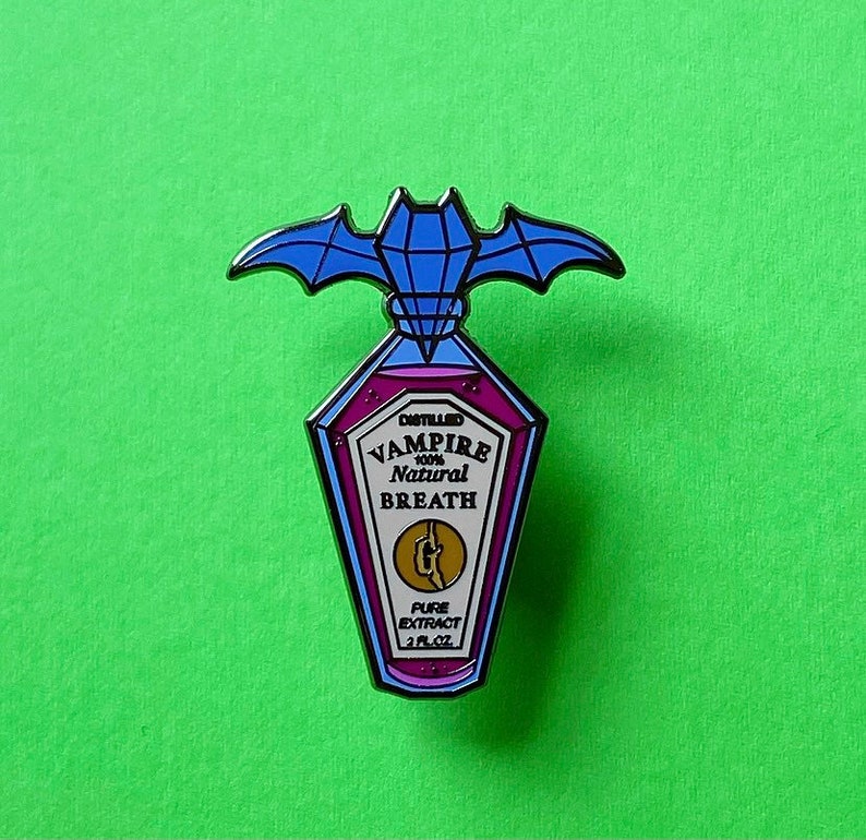 Vampire Breath Goosebumps Enamel Pin Goosebumps Books R.L - Etsy