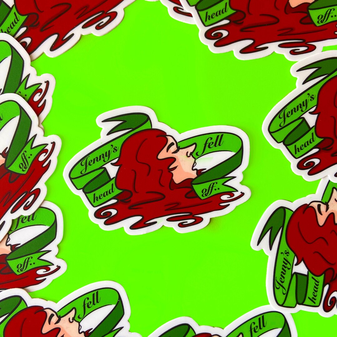 The Green Ribbon Sticker Halloween Vinyl Sticker Scary Stories to Tell ...