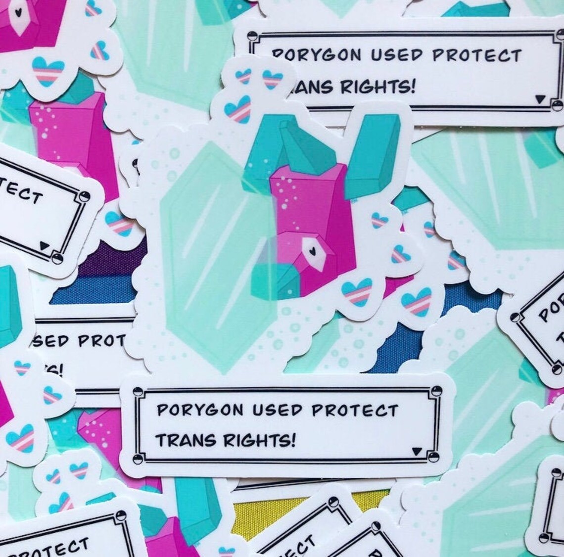 Porygon the Best Boy Trans Rights Trans Pride Pokemon | Etsy