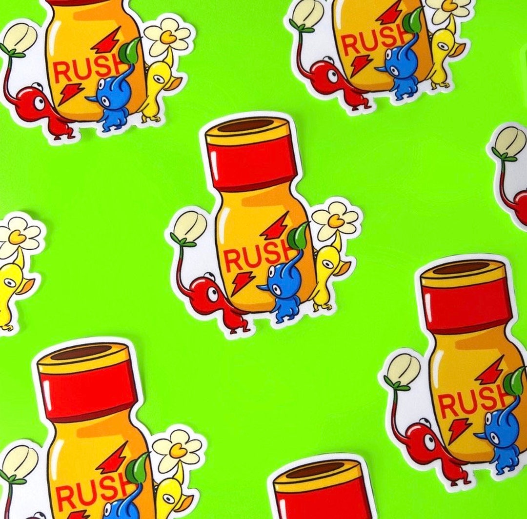 Pikmin's Special Treasure Vinyl Sticker Gaymer Grindr - Etsy
