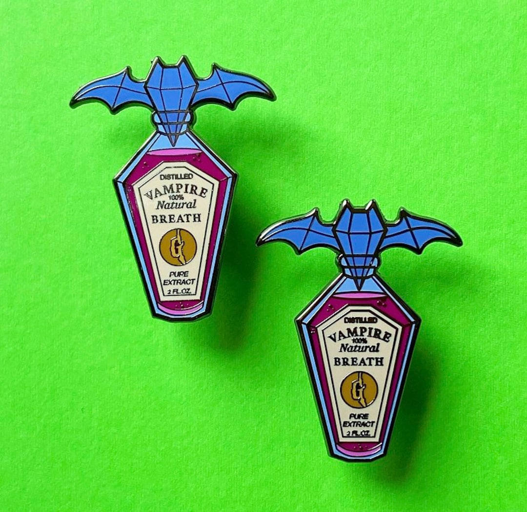 Vampire Breath! Goosebumps Enamel Pin- Goosebumps Books - R.L Stein ...