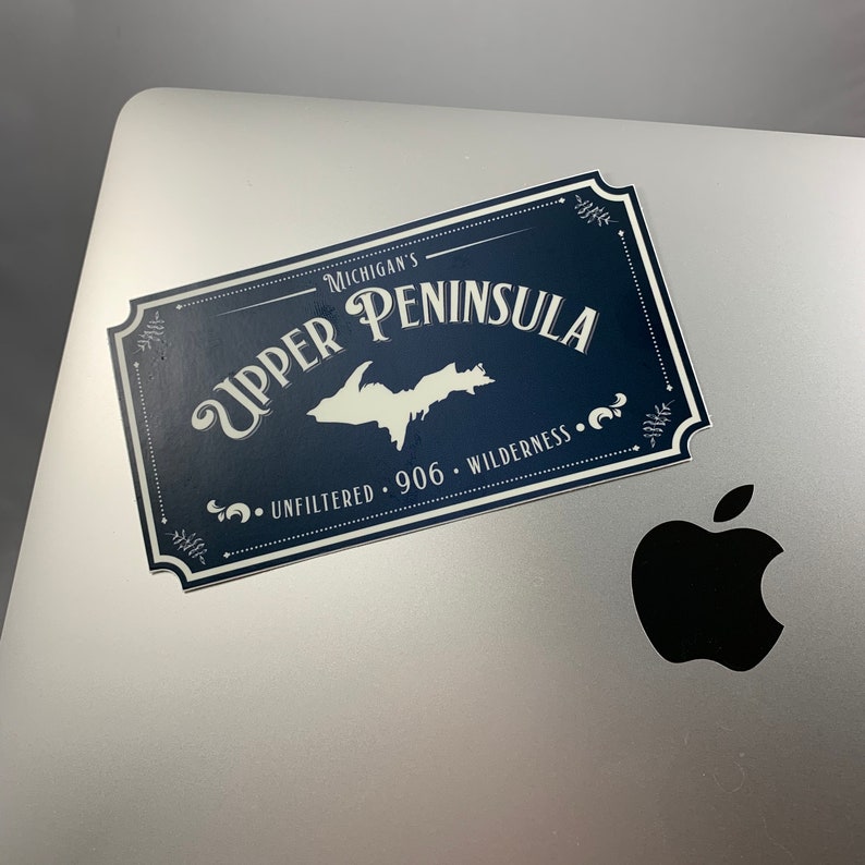 Michigan's Upper Peninsula 906 Unfiltered Wilderness Decal - Etsy