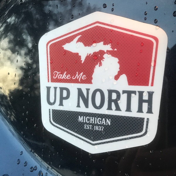 Michigan up North Sticker - Etsy