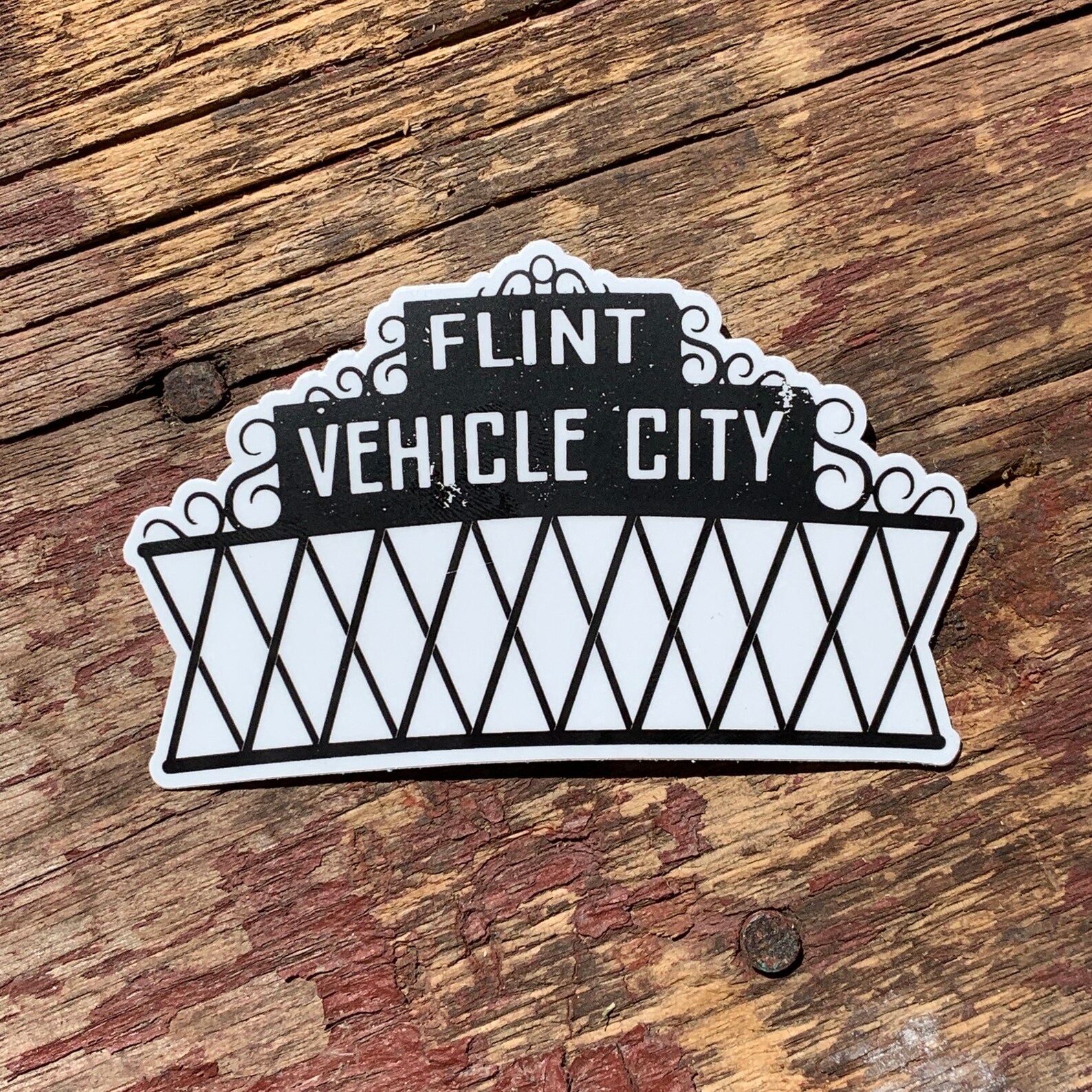 Flint Vehicle City Sticker for Personalizing Tumblers, Laptops and More ...