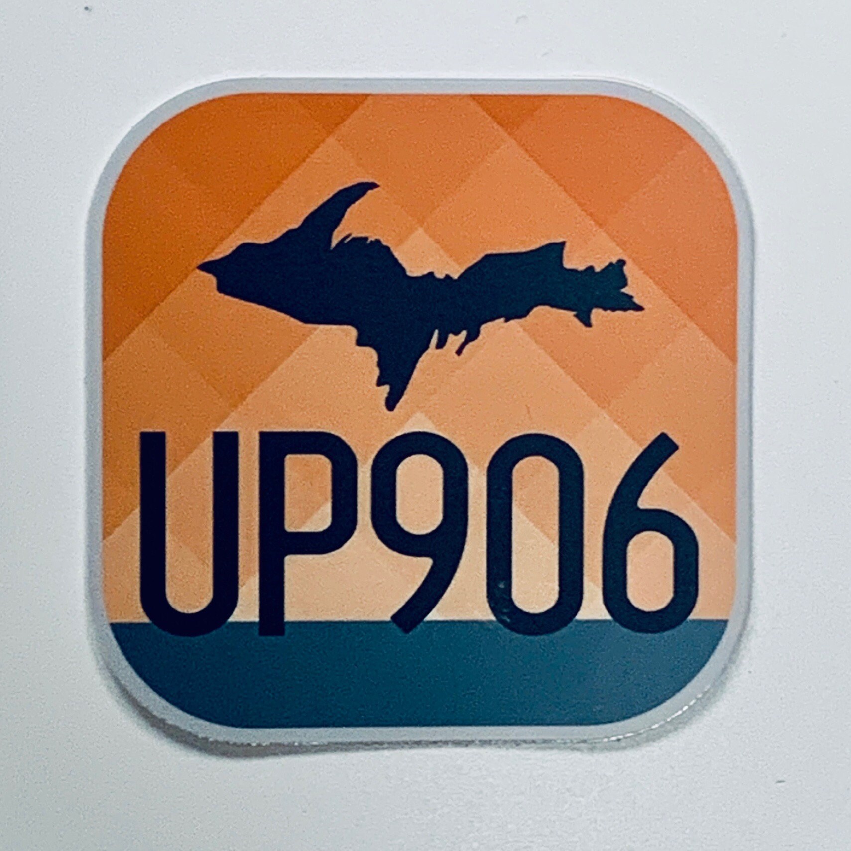 Upper Peninsula 906 Sticker for Personalizing Water Bottles and More ...
