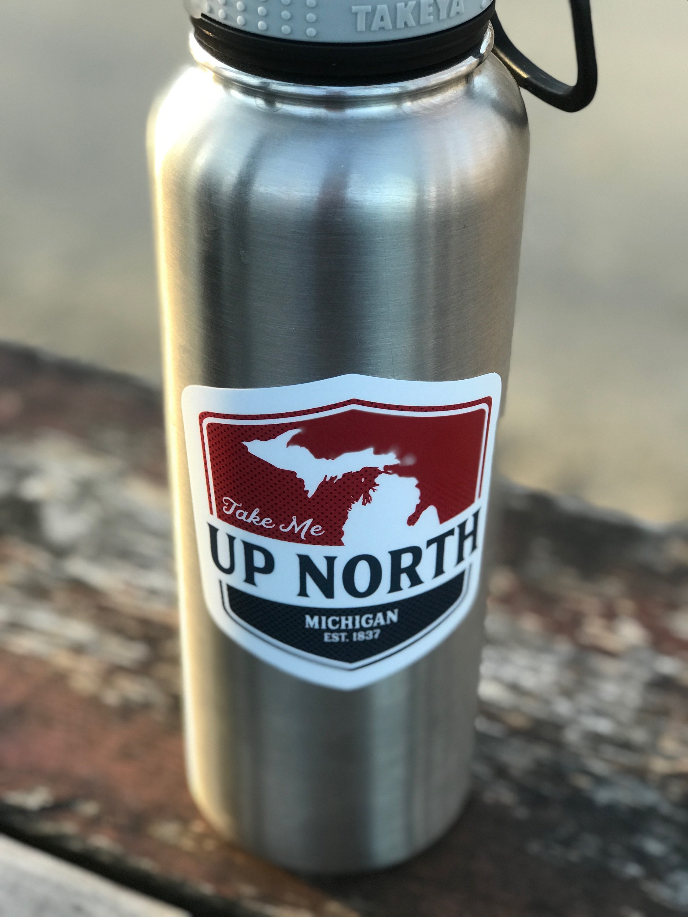 Take Me up North Michigan Vinyl Decal | Water Bottle | Laptop ...