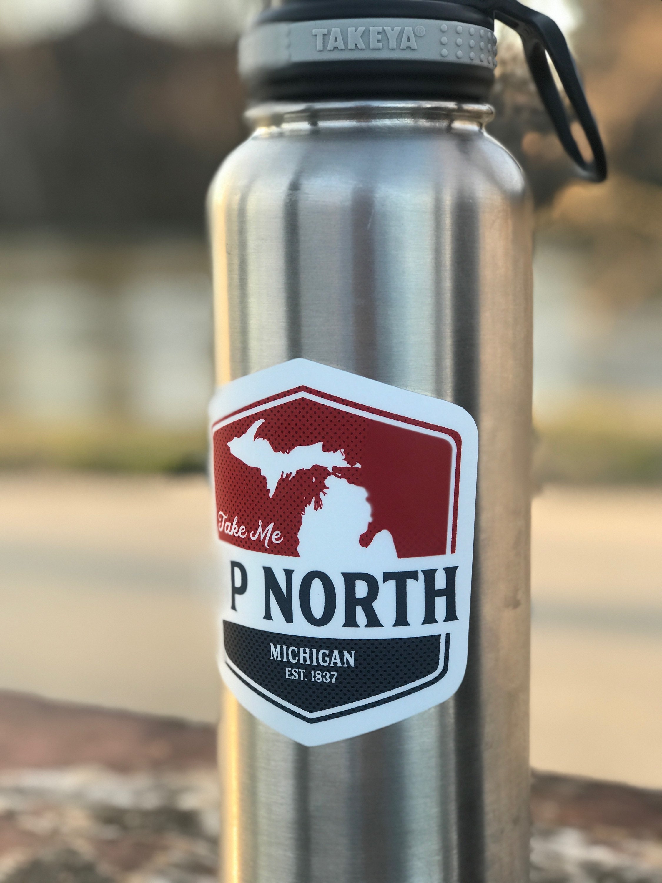 Take Me up North Michigan Vinyl Decal | Water Bottle | Laptop ...