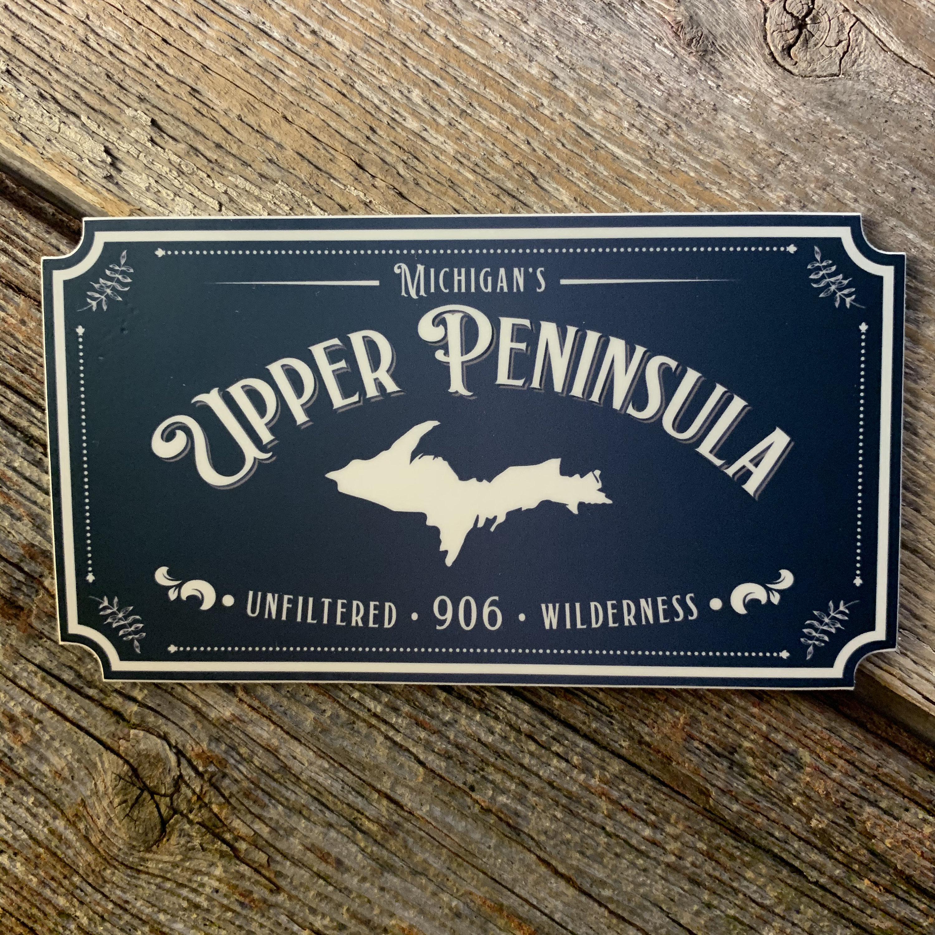 Michigan's Upper Peninsula 906 Unfiltered Wilderness Decal - Etsy