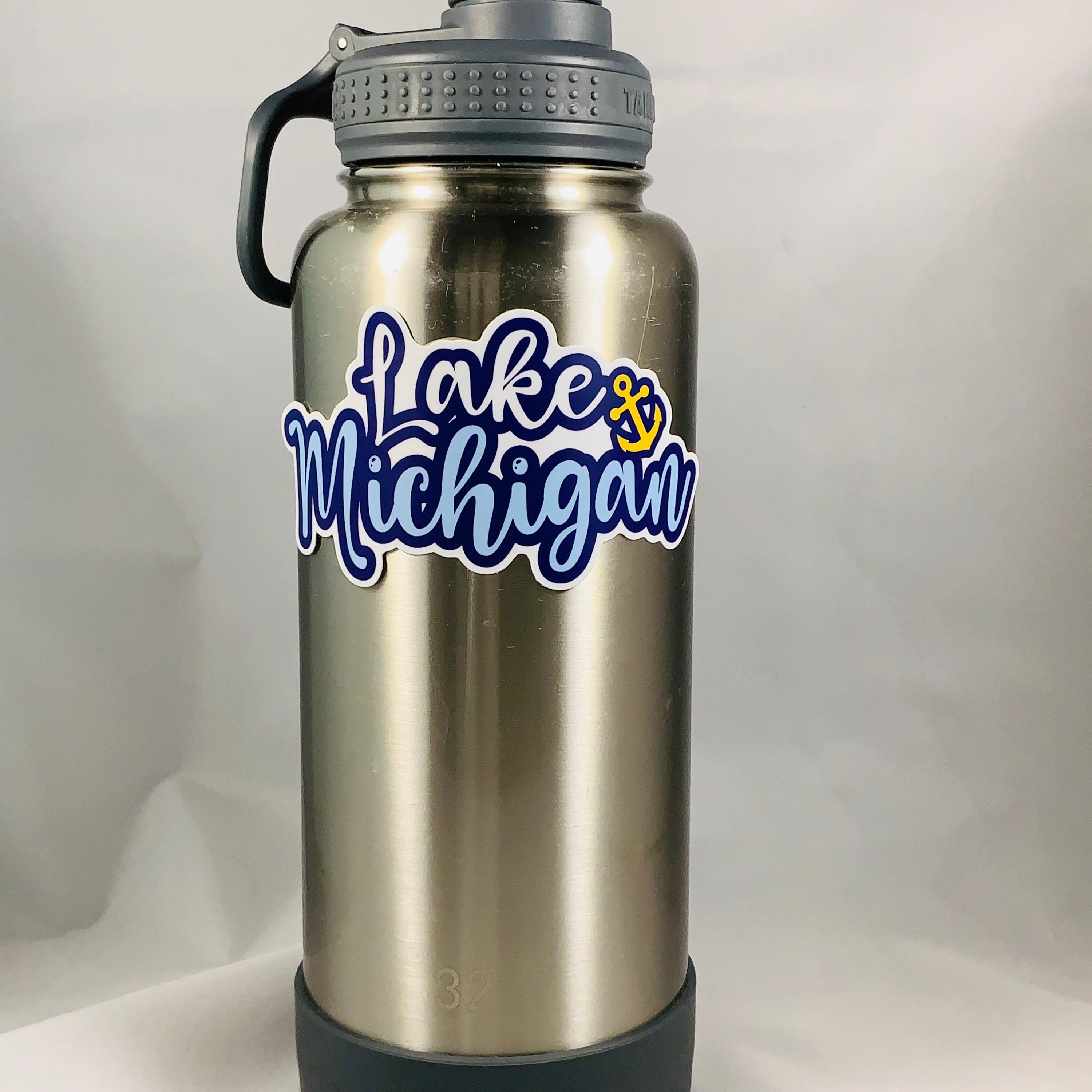 Lake Michigan Vinyl Decal | Great Lakes Sticker | Water Bottle | Laptop ...