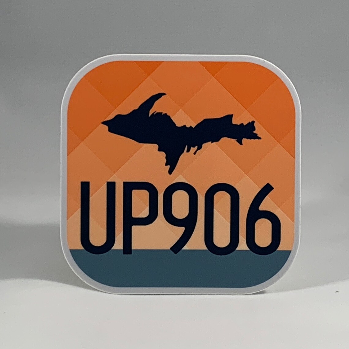 Upper Peninsula 906 Sticker for Personalizing Water Bottles and More ...