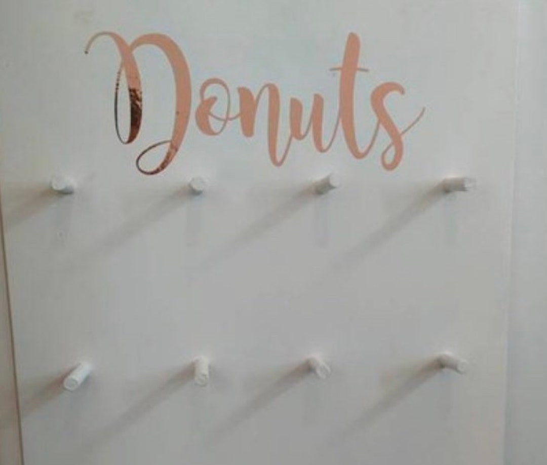Large 5”— 15” DONUTS Word Vinyl Decal - Etsy