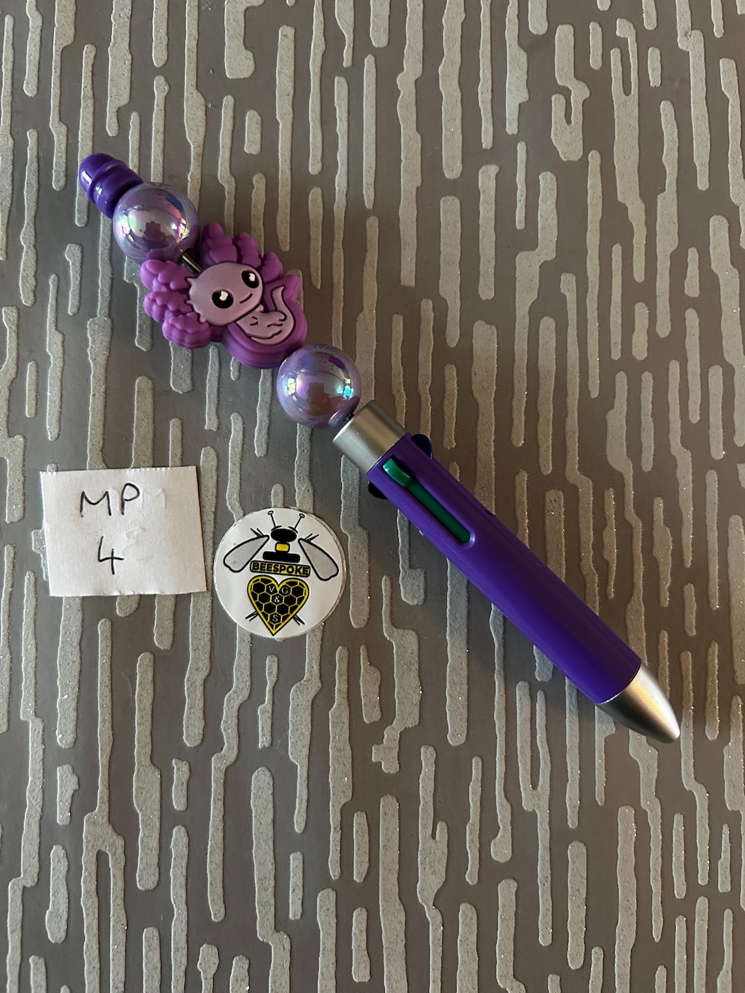 Multicolour Beaded Pen Axolotl no-4. - Etsy