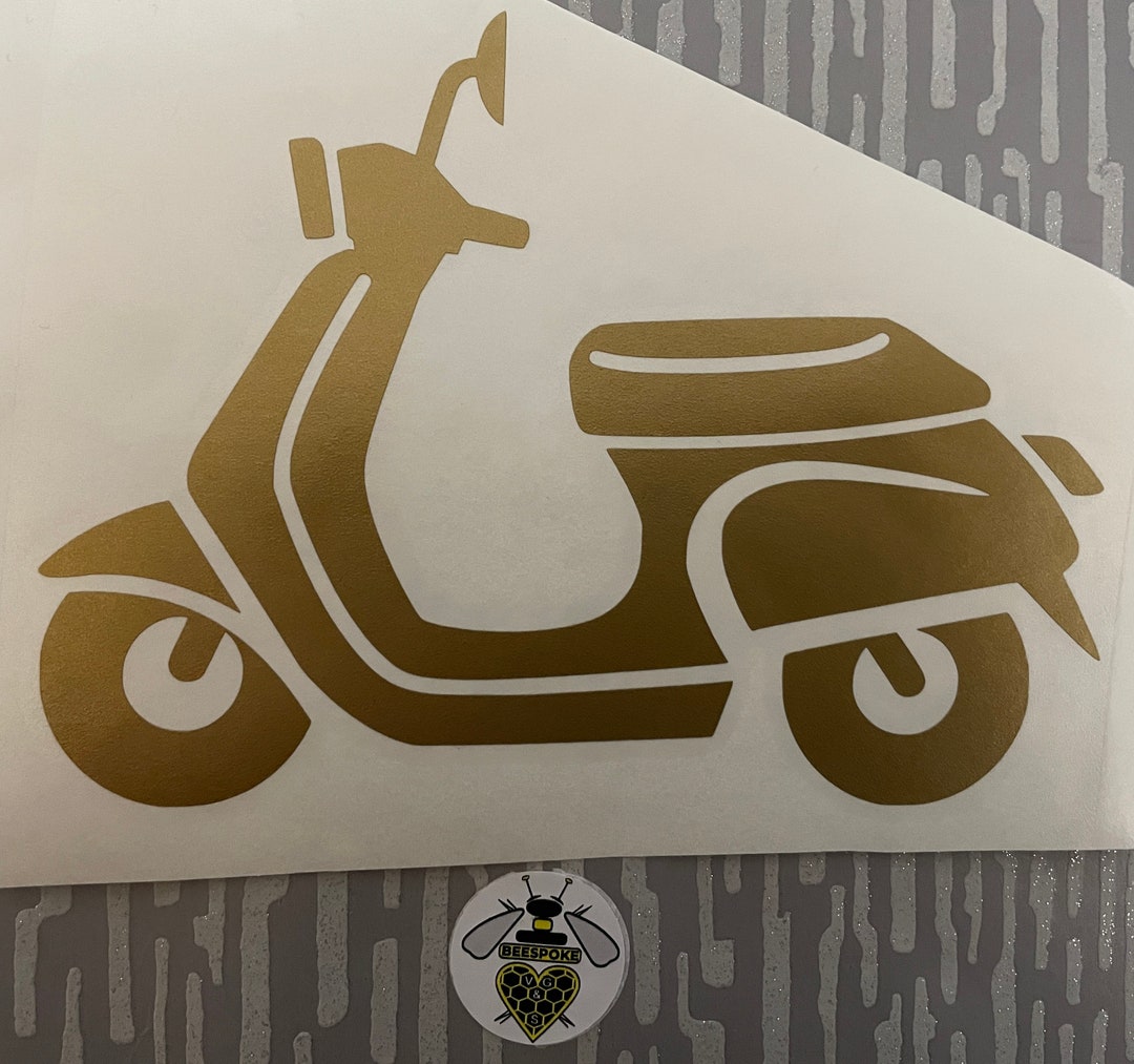 Scooter Vinyl Decal - Etsy