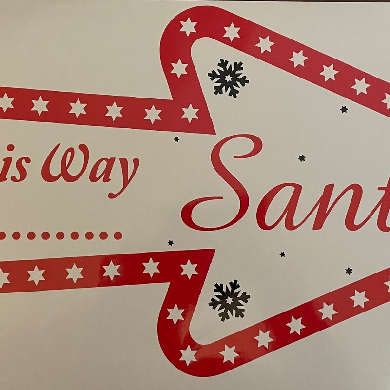 Santa's Grotto Sign - Etsy UK