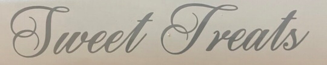 Large 5 15 SWEET TREATS Word Vinyl Decal-no-2. - Etsy