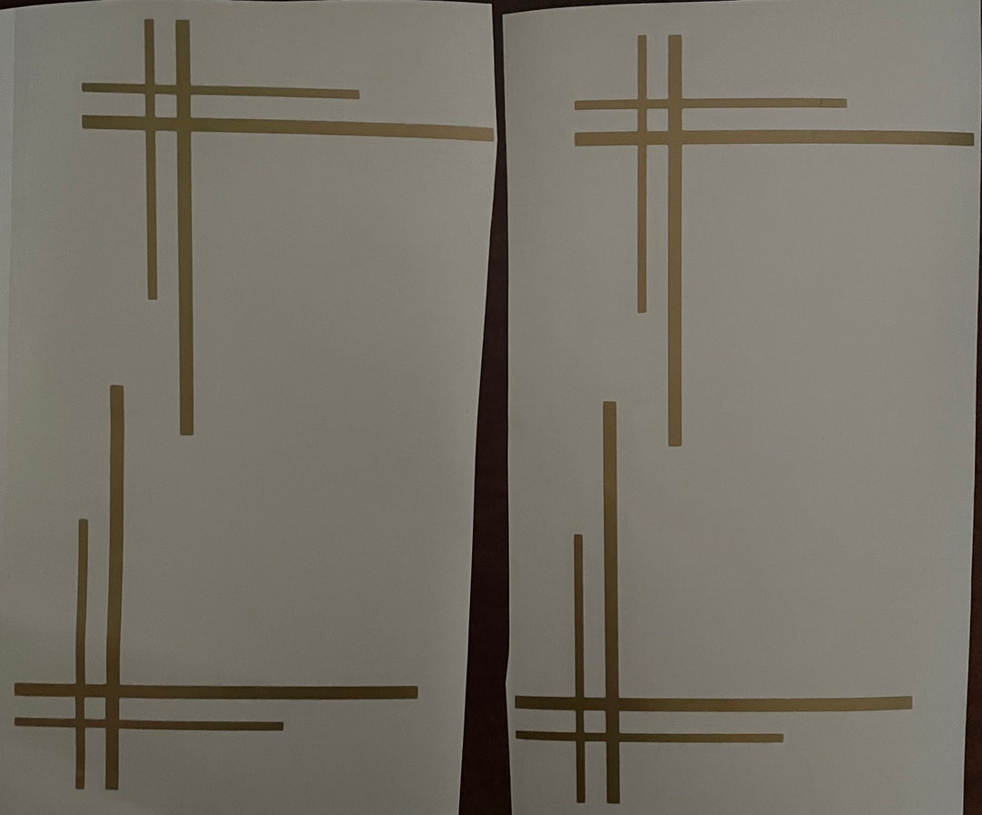 Corner Vinyl Decals x4 - Etsy