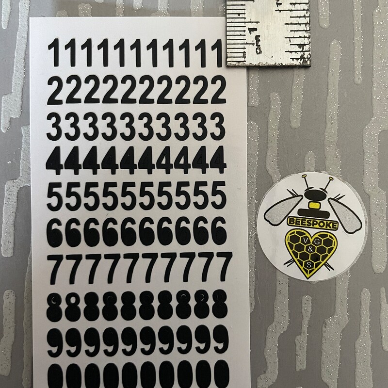 Number 1 Vinyl Decal - Etsy