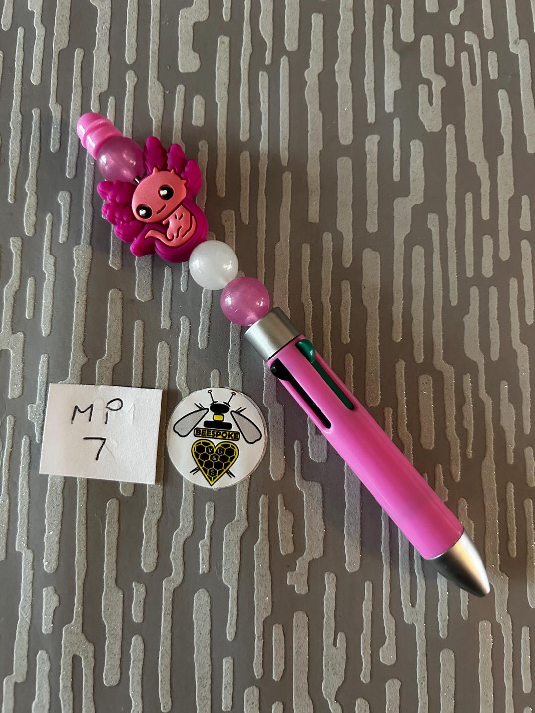 Multicolour Beaded Pen Axolotl no-7. - Etsy