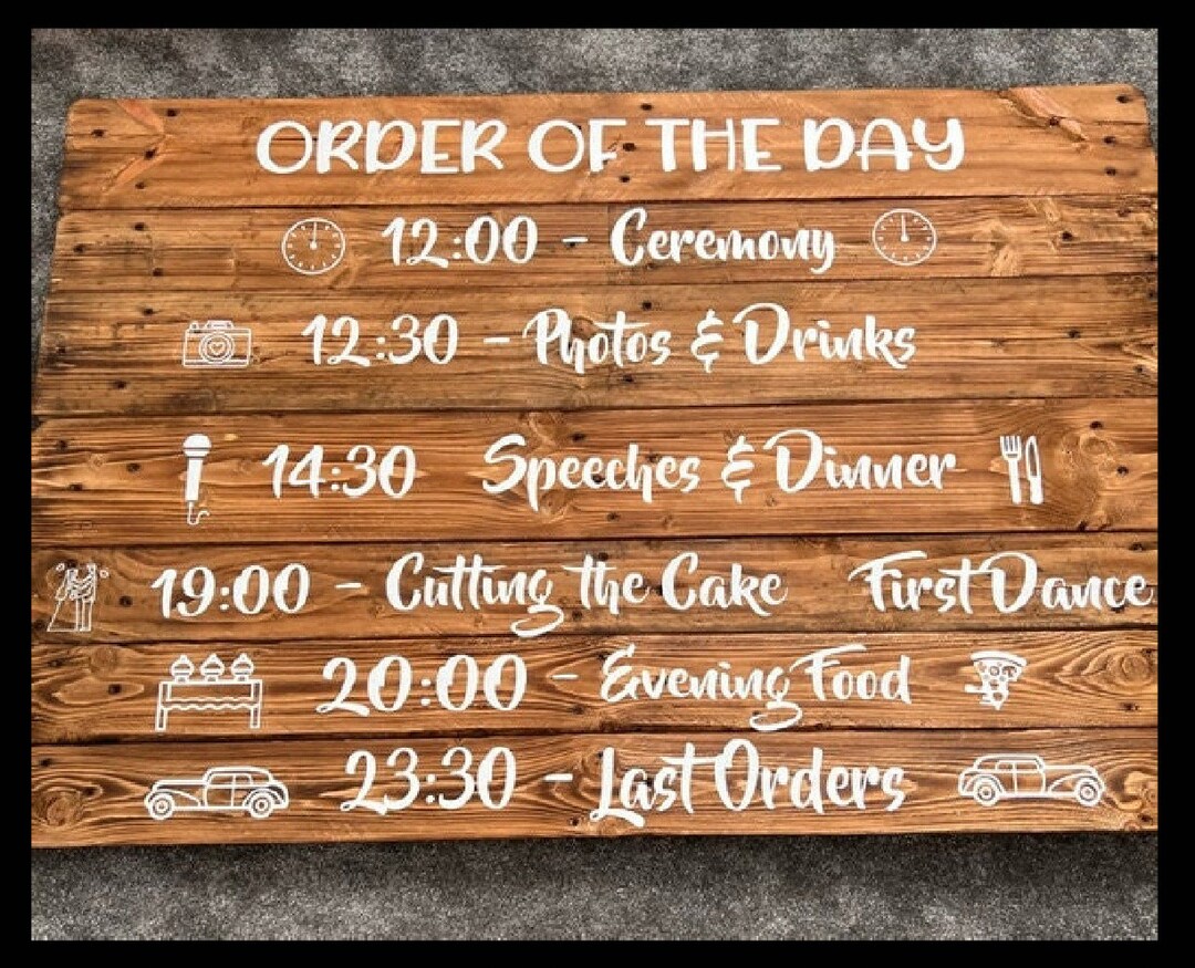 Pallet Wording - Vinyl Decals for Weddings - Etsy