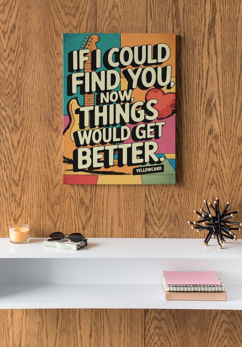Yellowcard Ocean Avenue Lyrics Poster: Pop-punk Wall Art (digital ...