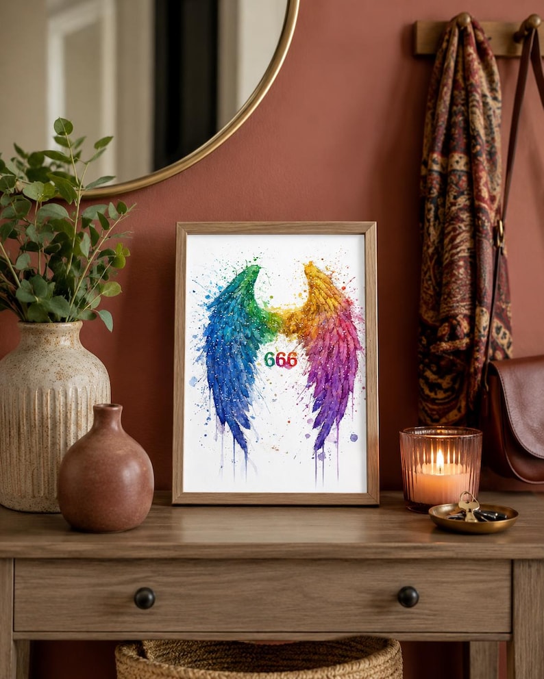 Angel Number Wall Art Printable, Balance & Harmony Spiritual Print ...