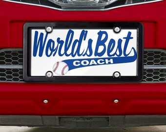 Coach License Plate - Etsy