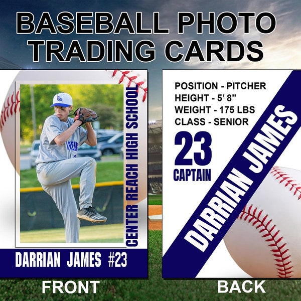 Custom Baseball Card - Etsy