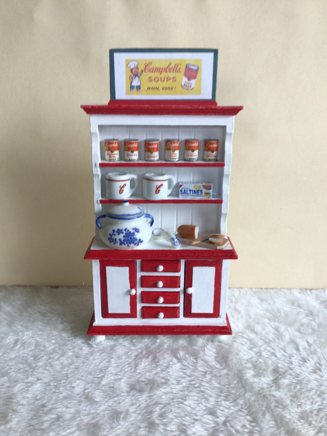 Miniature 1:12 Scale Campbell’s Soup Theme Hutch - Etsy