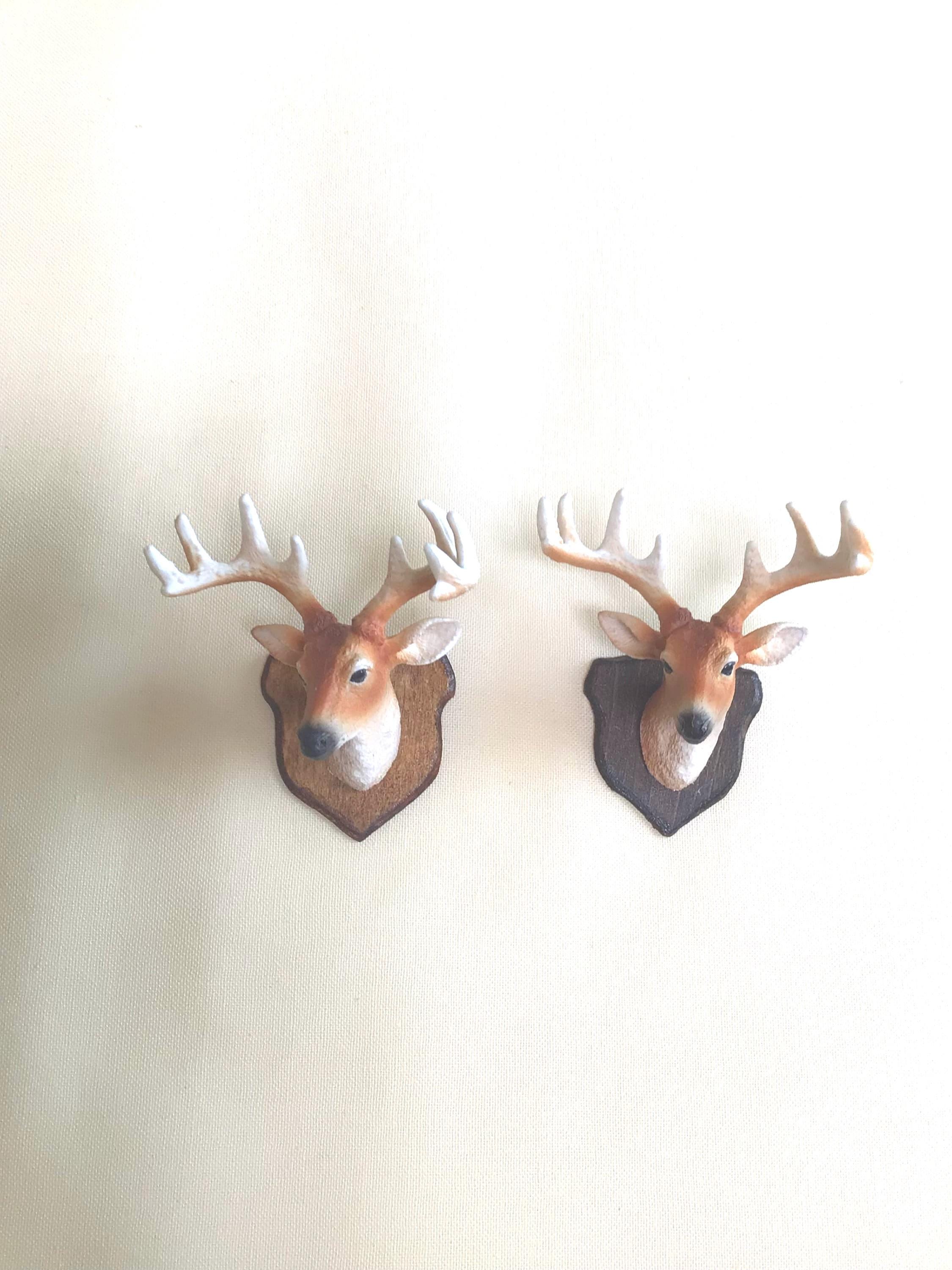 1:12 Scale Mounted Deer Heads - Etsy