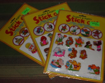 Puffy stickers | Etsy