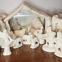Ceramic Nativity Set - Etsy
