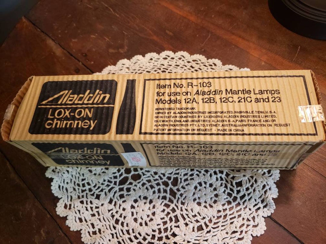 Vintage Aladdin Loxon Chimney R-103 NOS for Kerosene Oil Lamps - Etsy