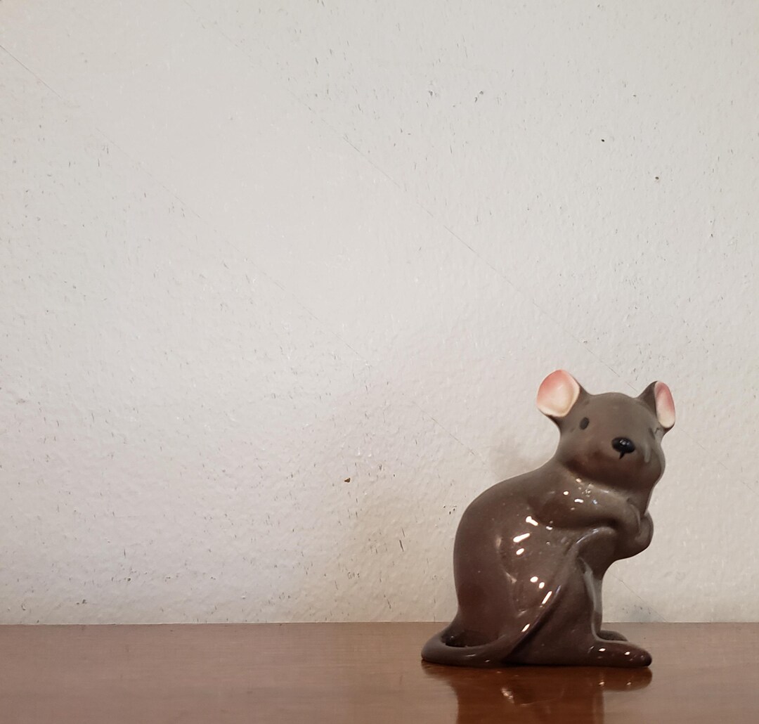Vintage Beswick England Mouse Figurine - Etsy