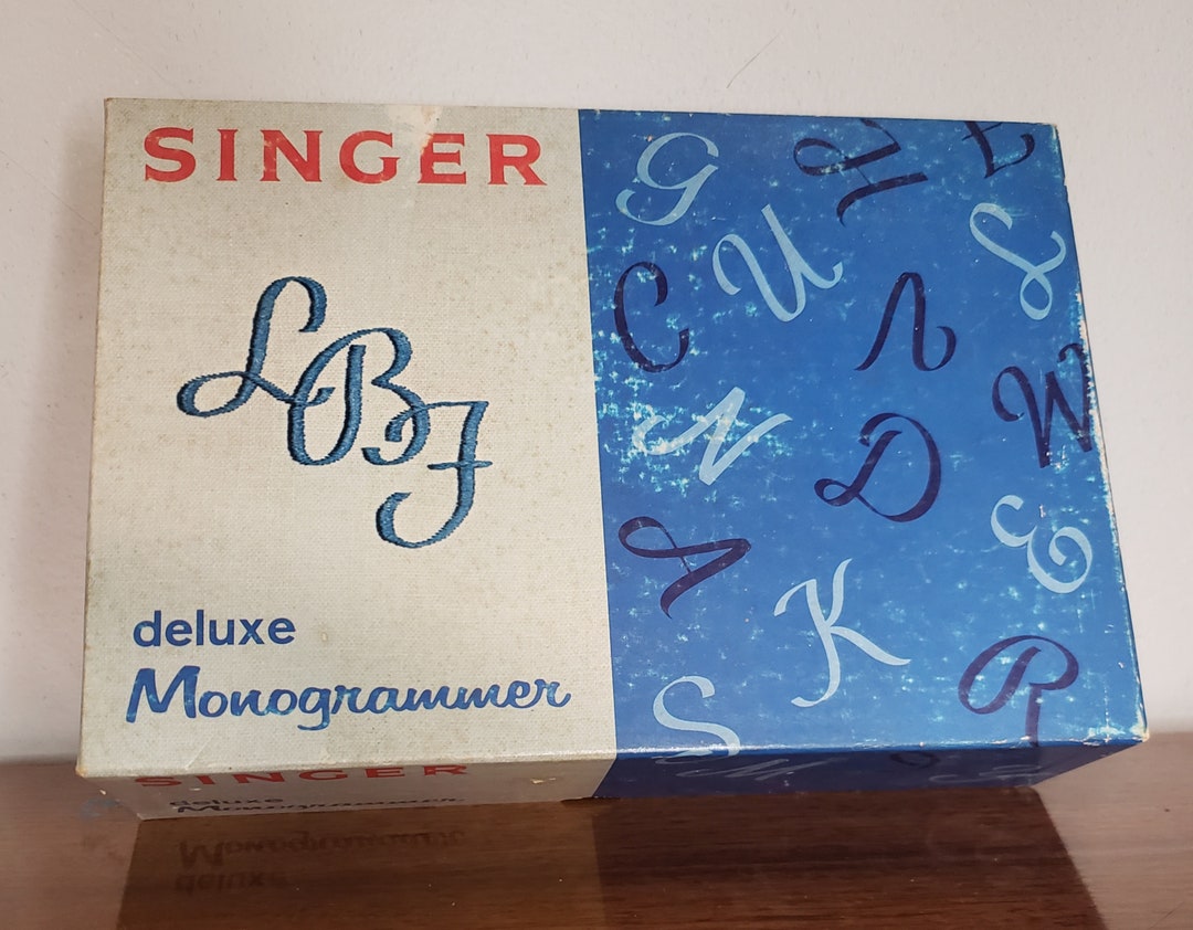 Vintage Singer Sewing Machine Deluxe Monogrammer V171278 - Etsy