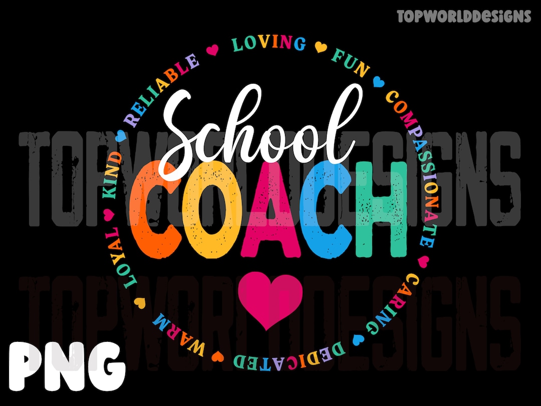 School Coach Shirt Design, PE Coach Png, Teacher Appreciation, School ...