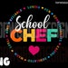 School Chef PNG, School Chef Png, Back to School Png, Appreciation ...