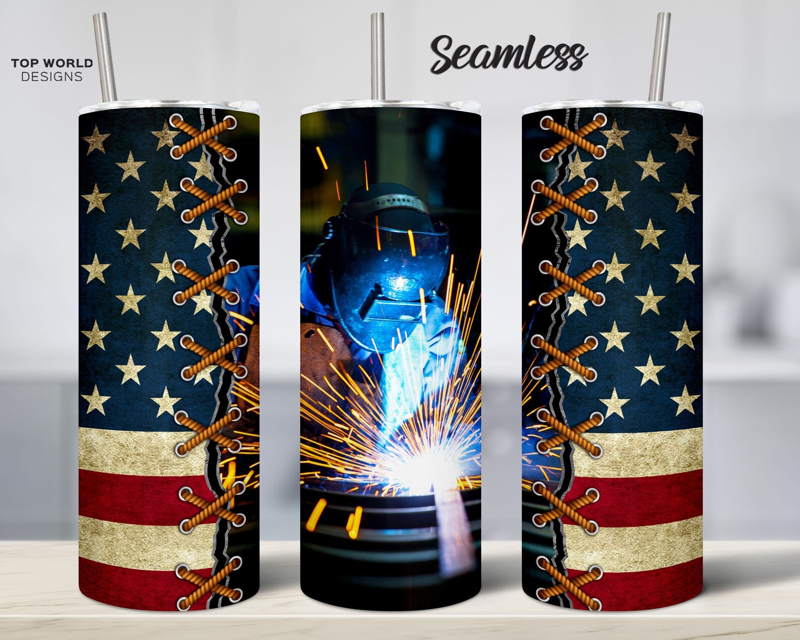 Welder 20oz Skinny Tumbler Sublimation Designs Welder for - Etsy