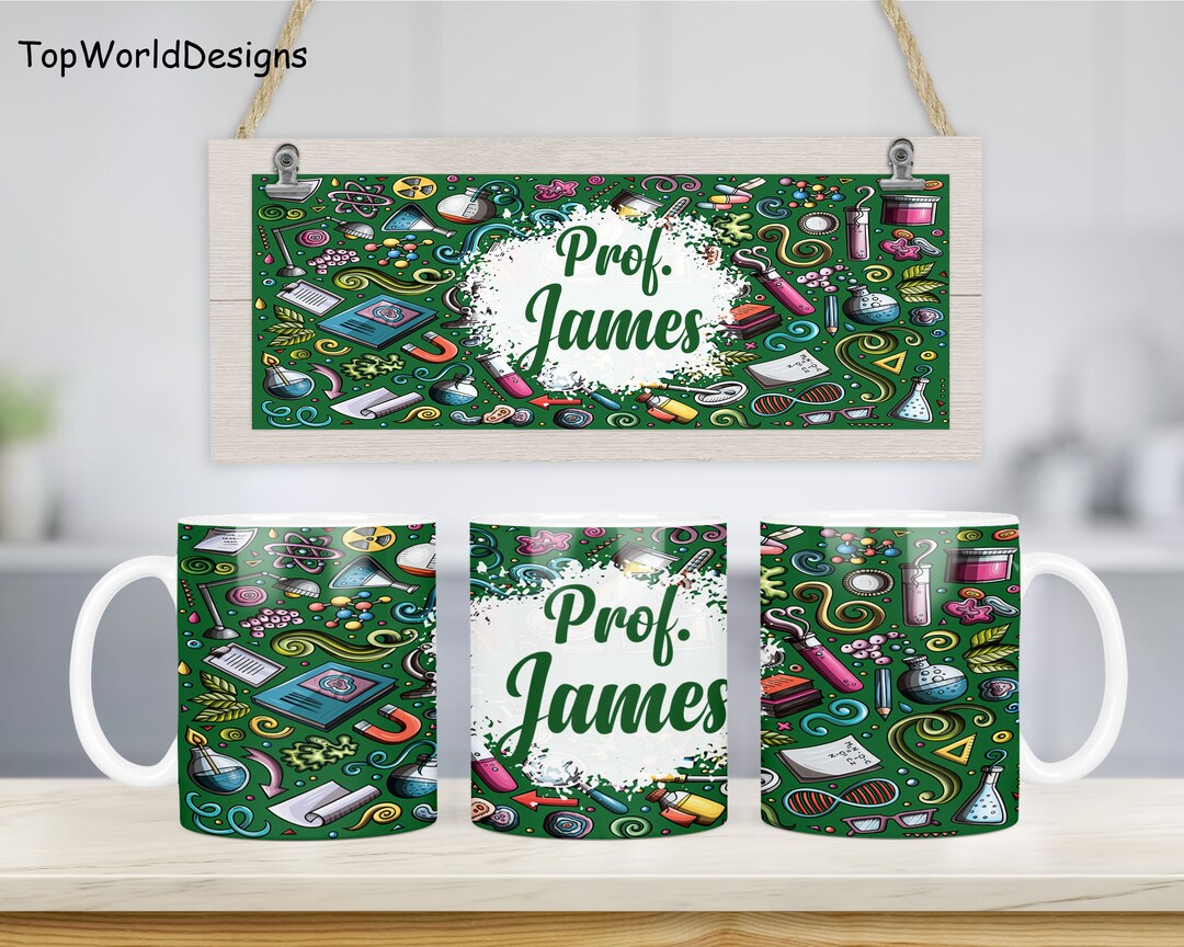 Science Teacher Mug PNG, School Mug, Sublimation Mug Designs, 11 & 15 ...