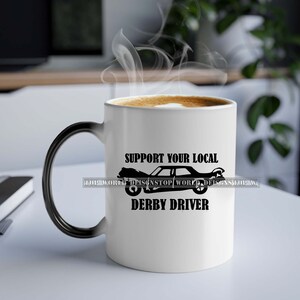 Support Your Local Derby Driver Svg | Demolition Derby | Racing Car Svg ...