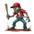 Baseball Zombie Clipart PNG, Cartoon Zombie, Baseball Player, High ...