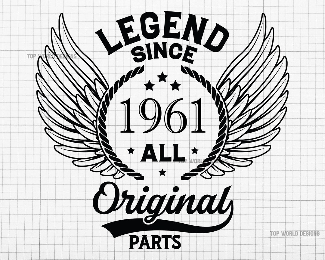 61st Birthday Svg Png, 61st Svg, Aged to Perfection Svg, 61 and ...
