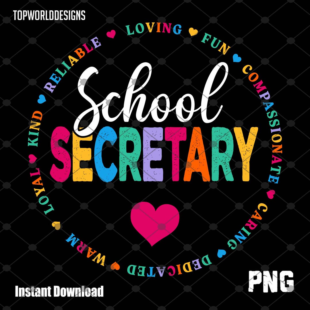 School Secretary PNG, Secretary Counselor, Secretary Appreciation ...
