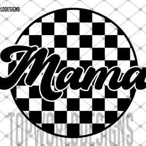 Mama Checkered PNG, Mama PNG, Retro Mom Design, Mama Clipart, Mom Life ...