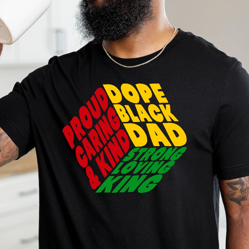 Dope Black Dad Father's Day SVG PNG for African American - Etsy