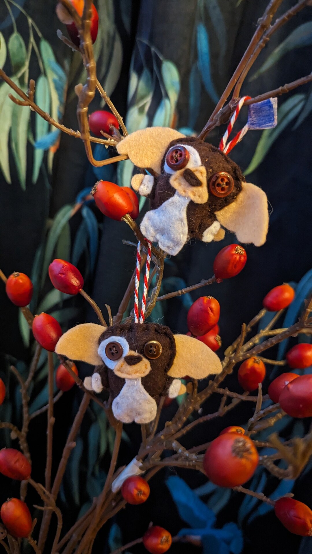 Gizmo Handmade Mogwai Keyring/ Brooch / Tree Decorations - Etsy UK