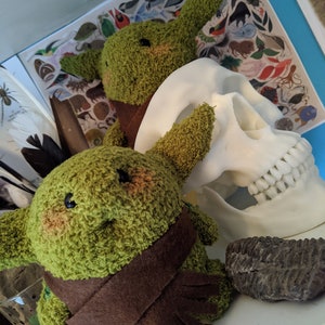 Goblin Plushie Handmade Goblincore Gift - Etsy